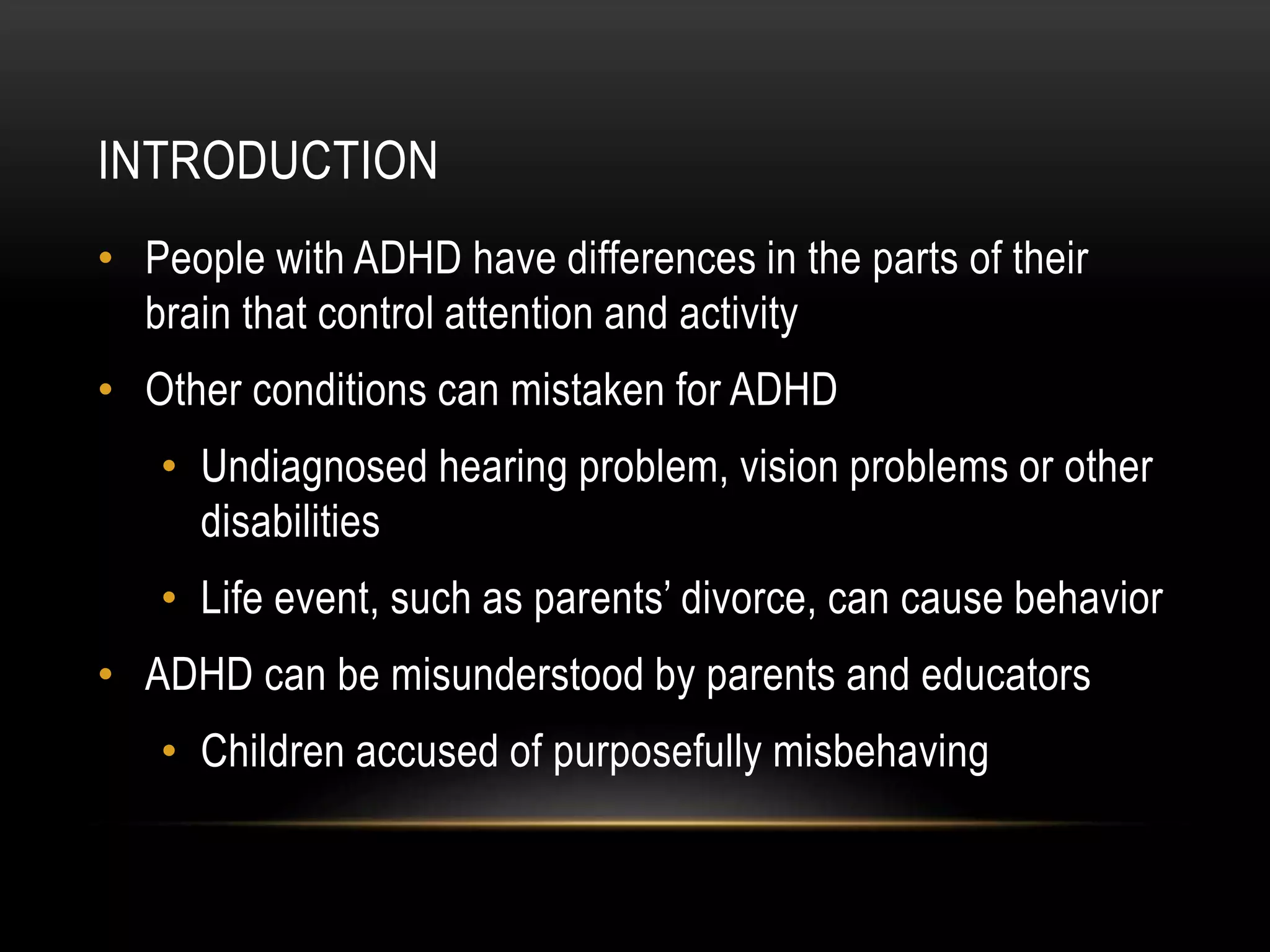 ADHD Presentation | PPTX