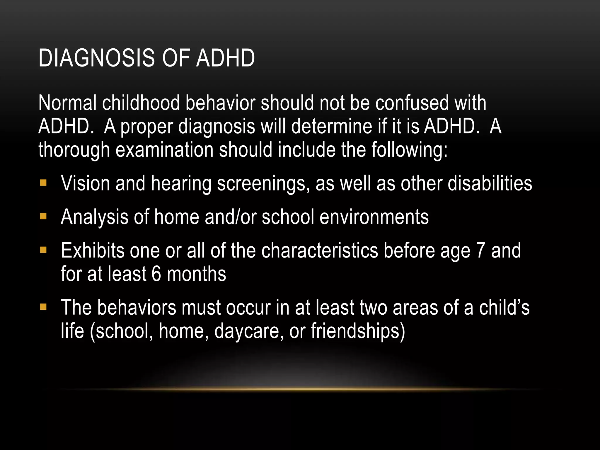 ADHD Presentation | PPTX