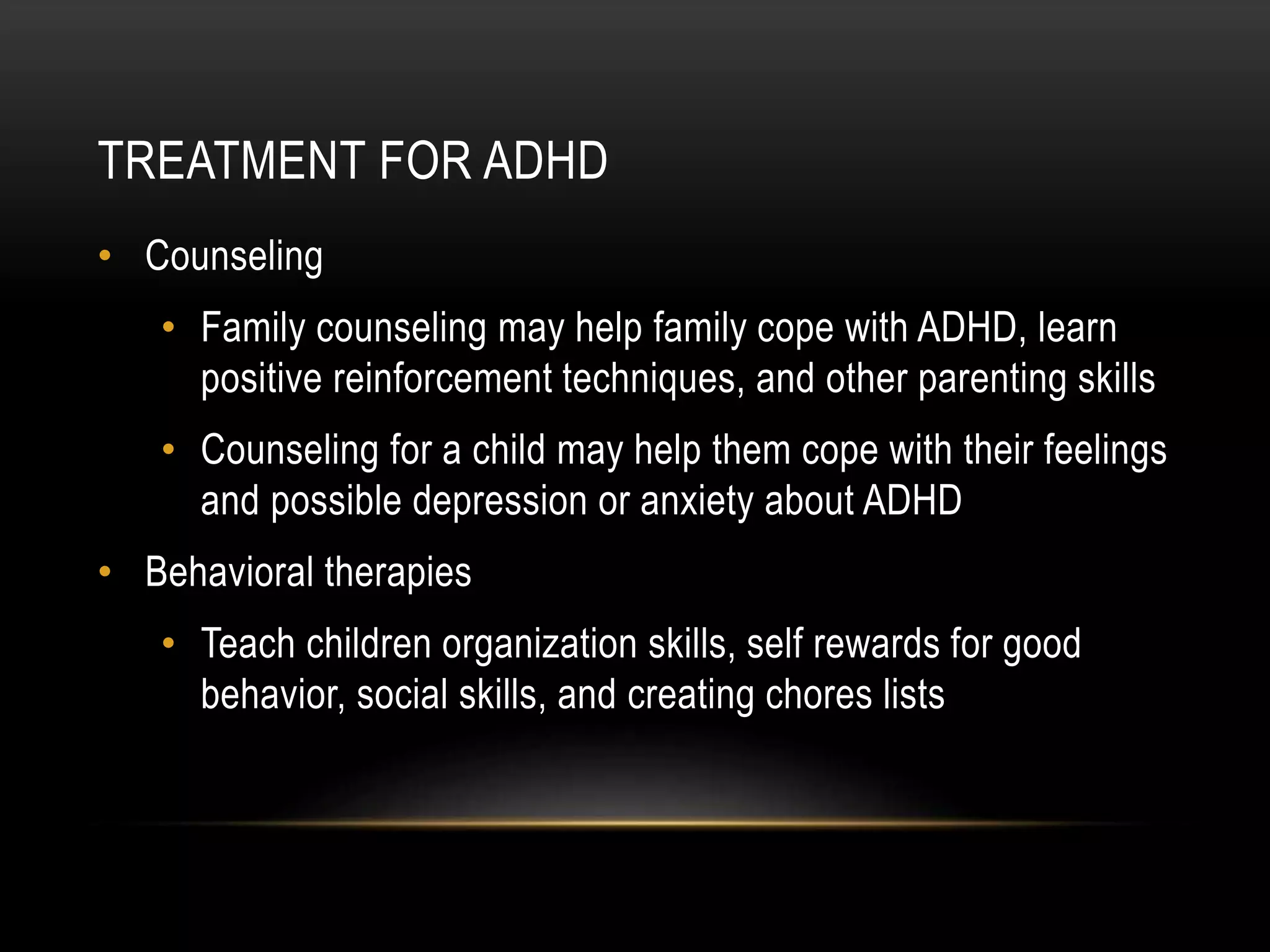 ADHD Presentation | PPTX