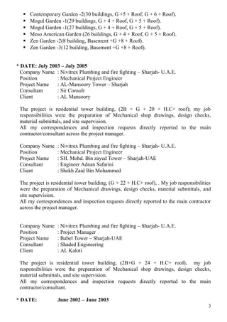 Sr[1].Mech. Eng. Ayad Anad CV 3 | PDF