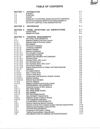 Re-Entry Control Program - Introduction | PDF
