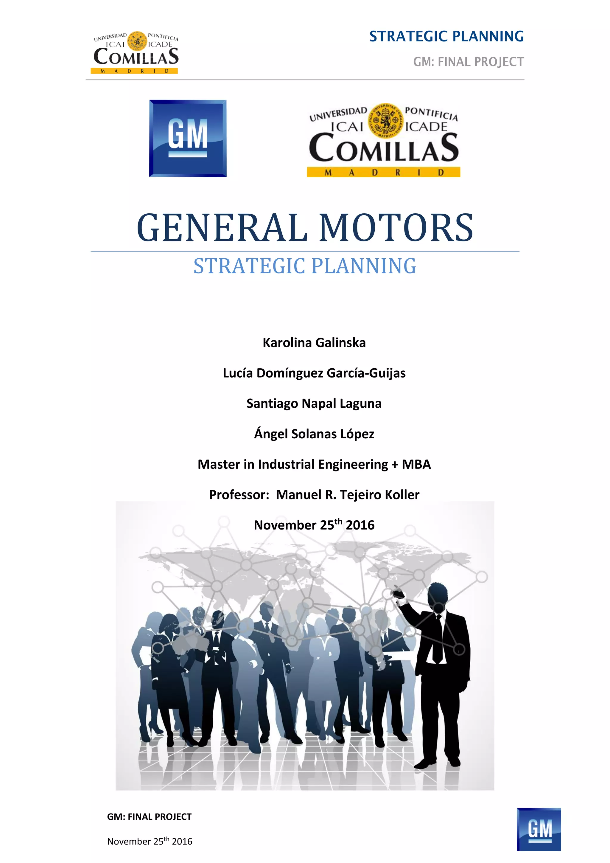 GM PROJECT REPORT | PDF