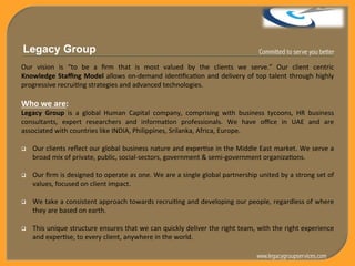 Legacy Group - Company Profile | PPT