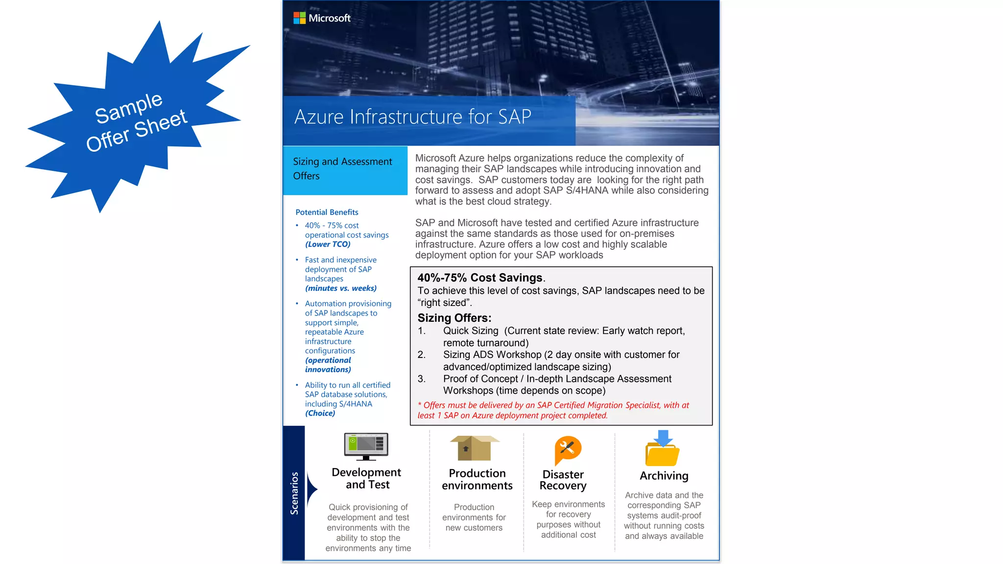 SAP on Azure - Deck | PPTX