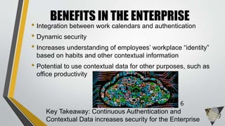 Contextual Biometrics | PPTX | Internet of Things | Internet