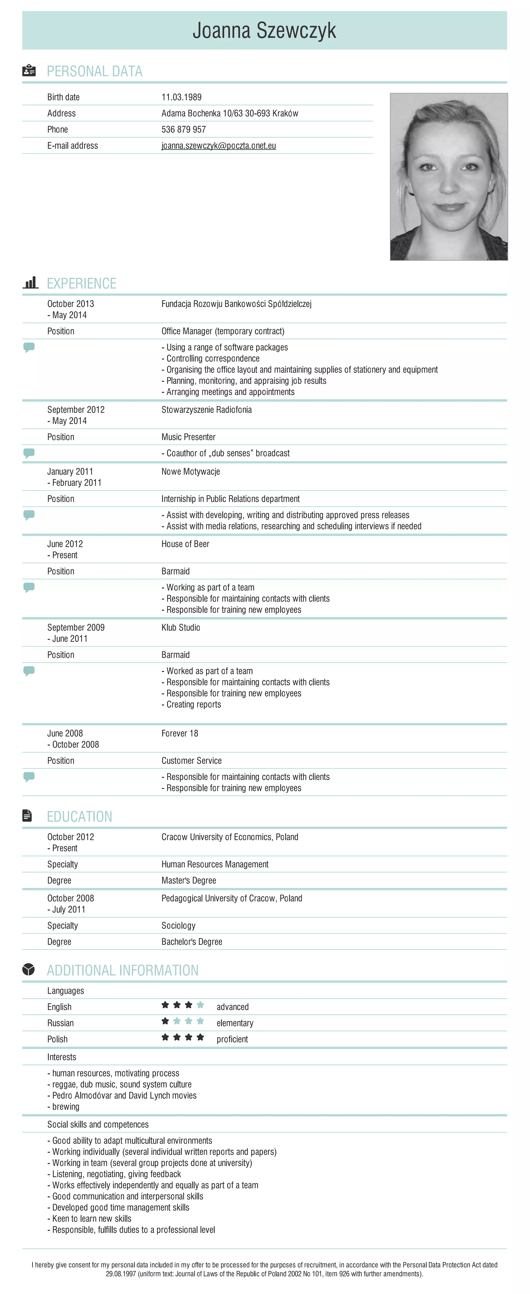 CV_Joanna_Szewczyk | PDF