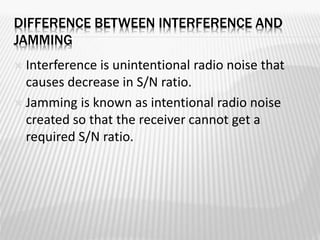 Presentation on Jamming | PPTX
