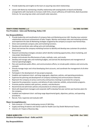 CV - Rajesh Panicker | DOC