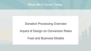 Donation processing presentation | PPTX