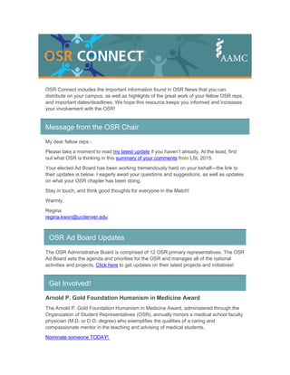 March OSR Connect | PDF