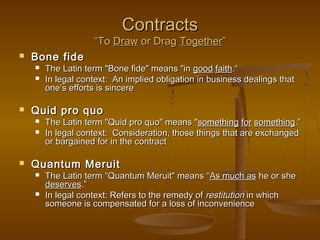 Latin Influences In Legal Terminology - CLE | PPT