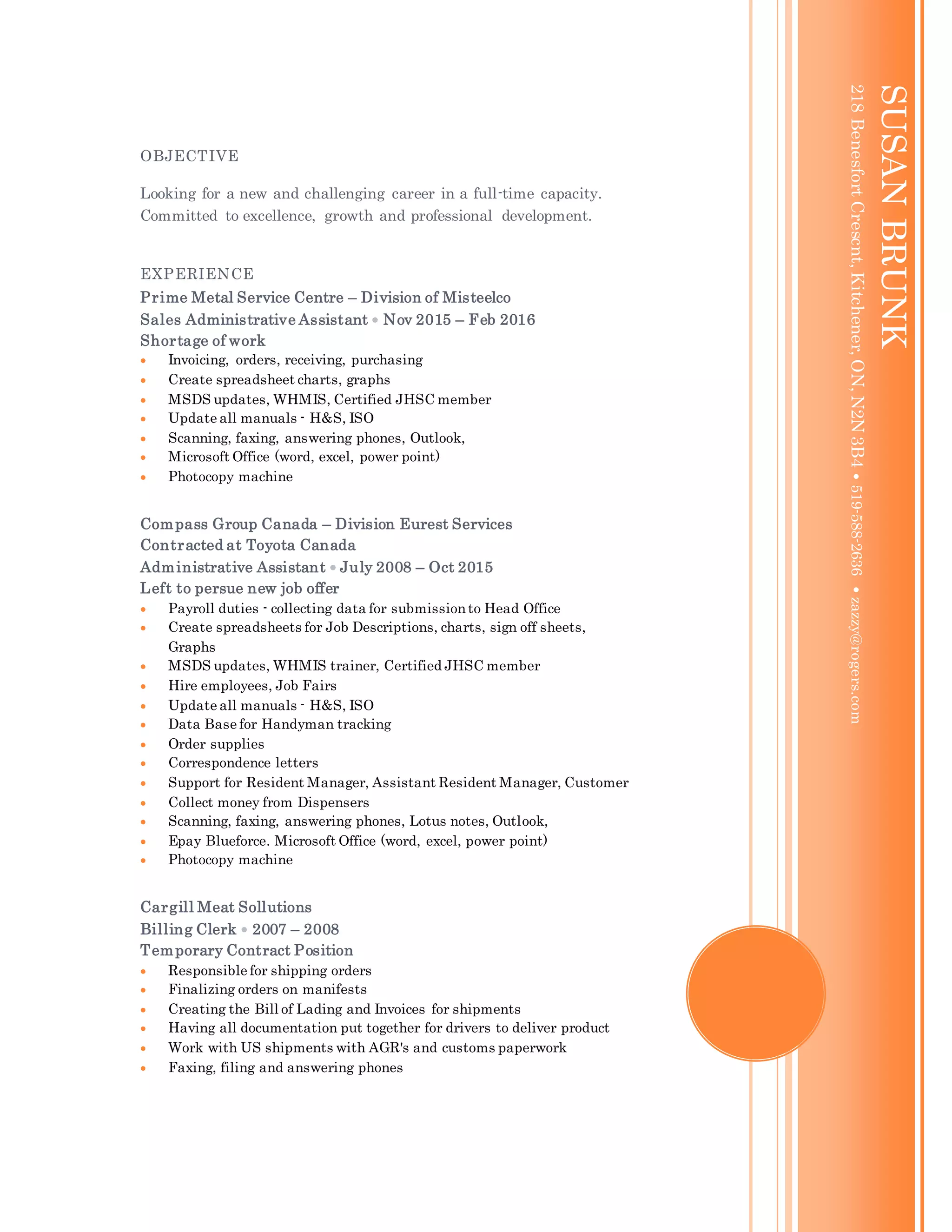 Sue's Resume | DOCX
