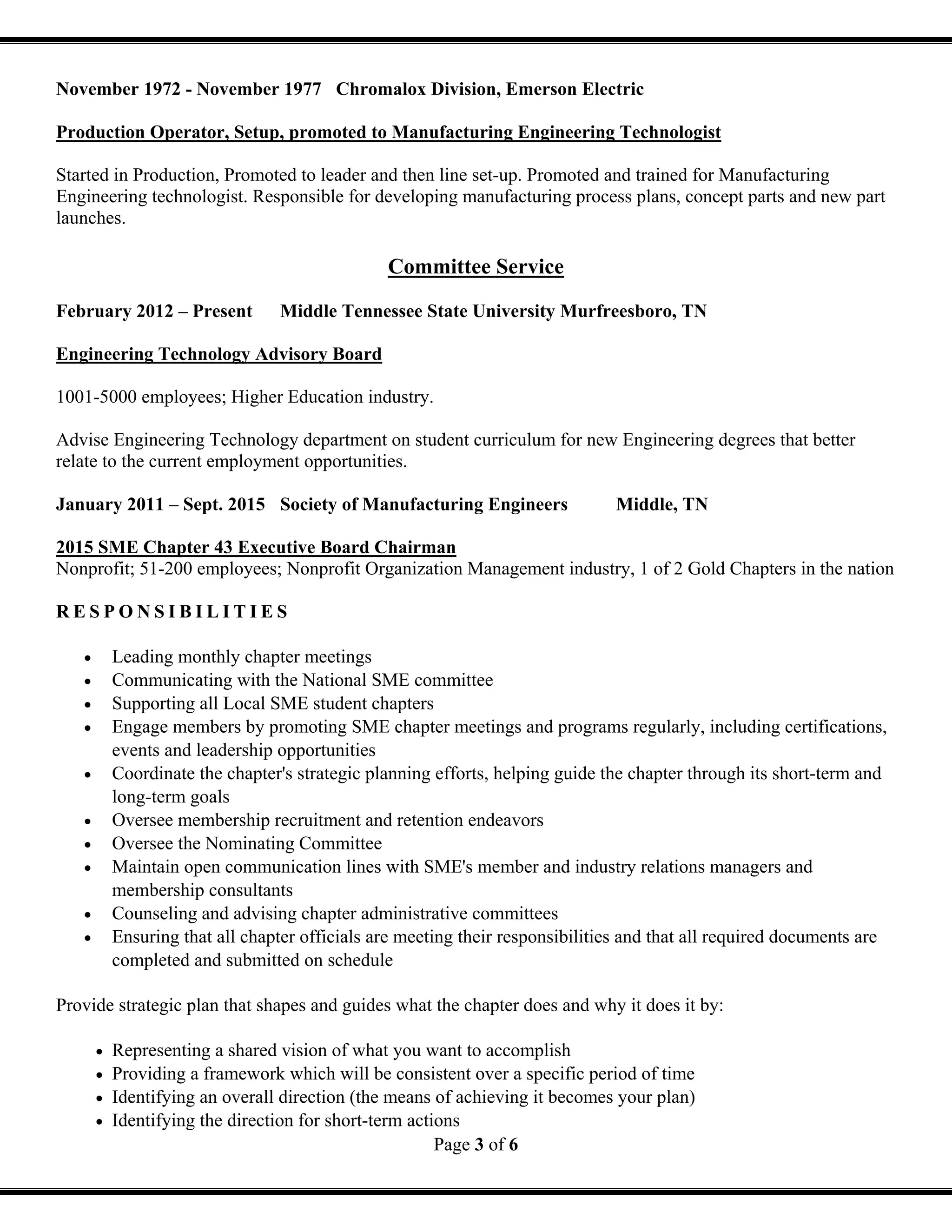 Ken Frizzell_Resume | PDF | Manufacturing Industry | Industries
