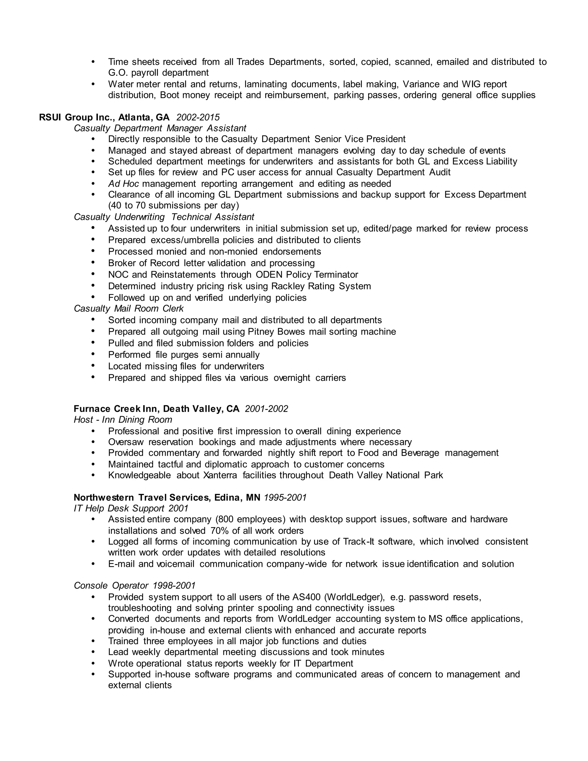 ATP Resume 2016 | PDF