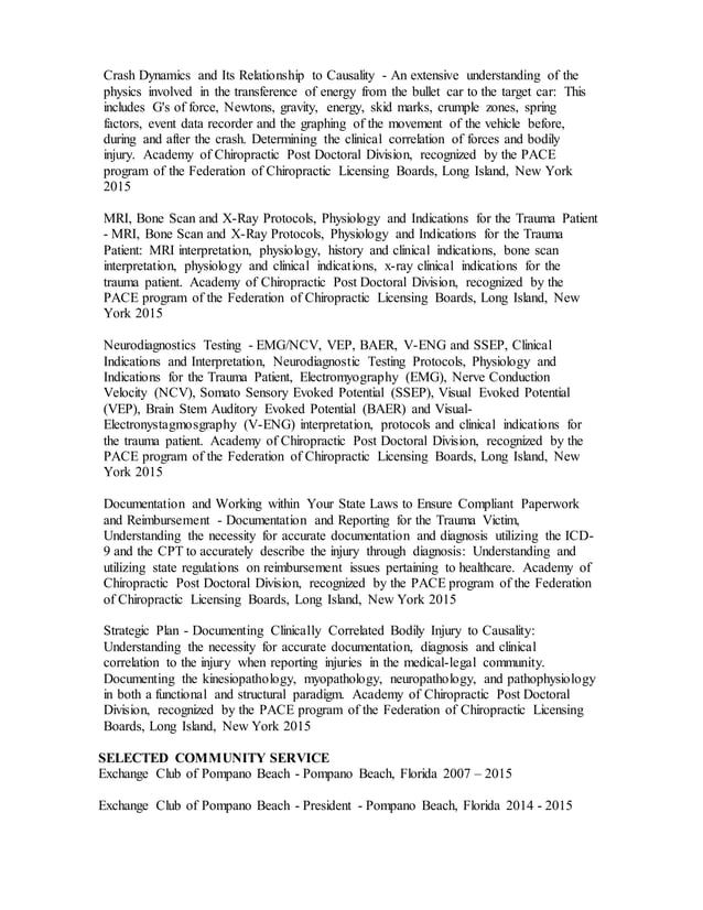 Gene_Perkins_CV (1) | DOCX | Physical Therapy | Wellness