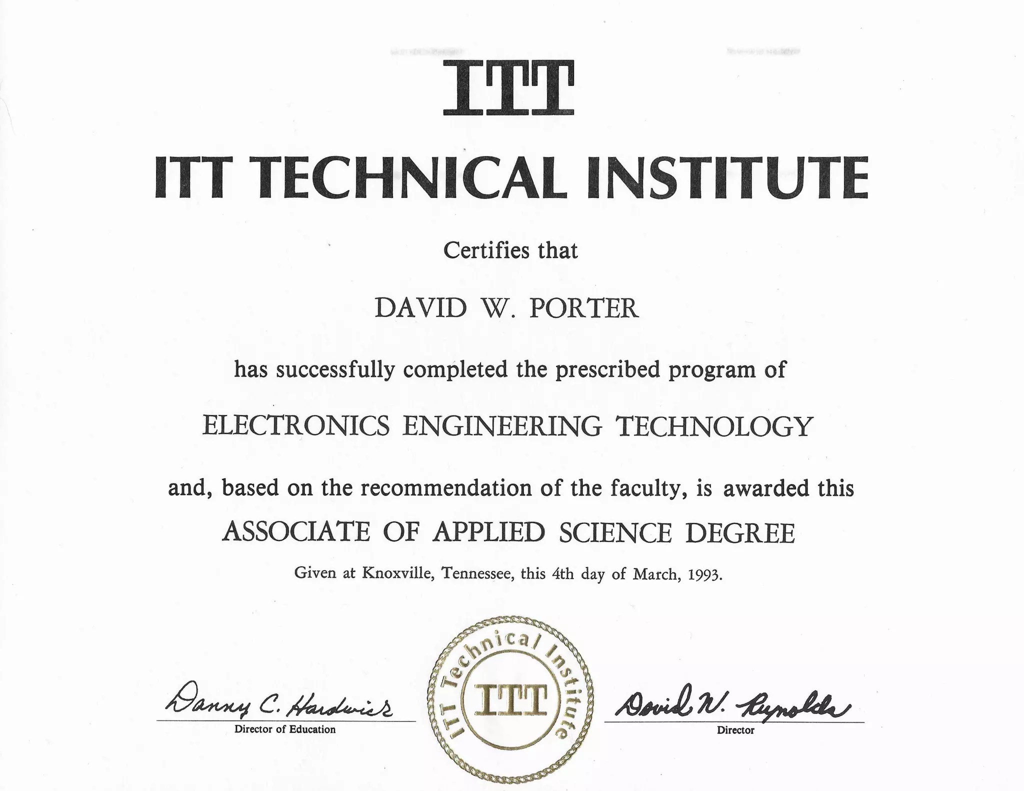 ITT Degree copy | PPT