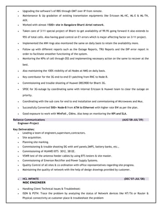 DILLIBABU CV | DOC | Computer Networking | Computing