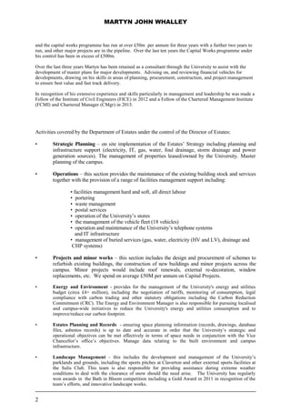 MW CV May 2015 v1 | DOC | Civil Engineering Industry | Industries