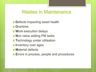 Eliminating waste, Creating value | PPT