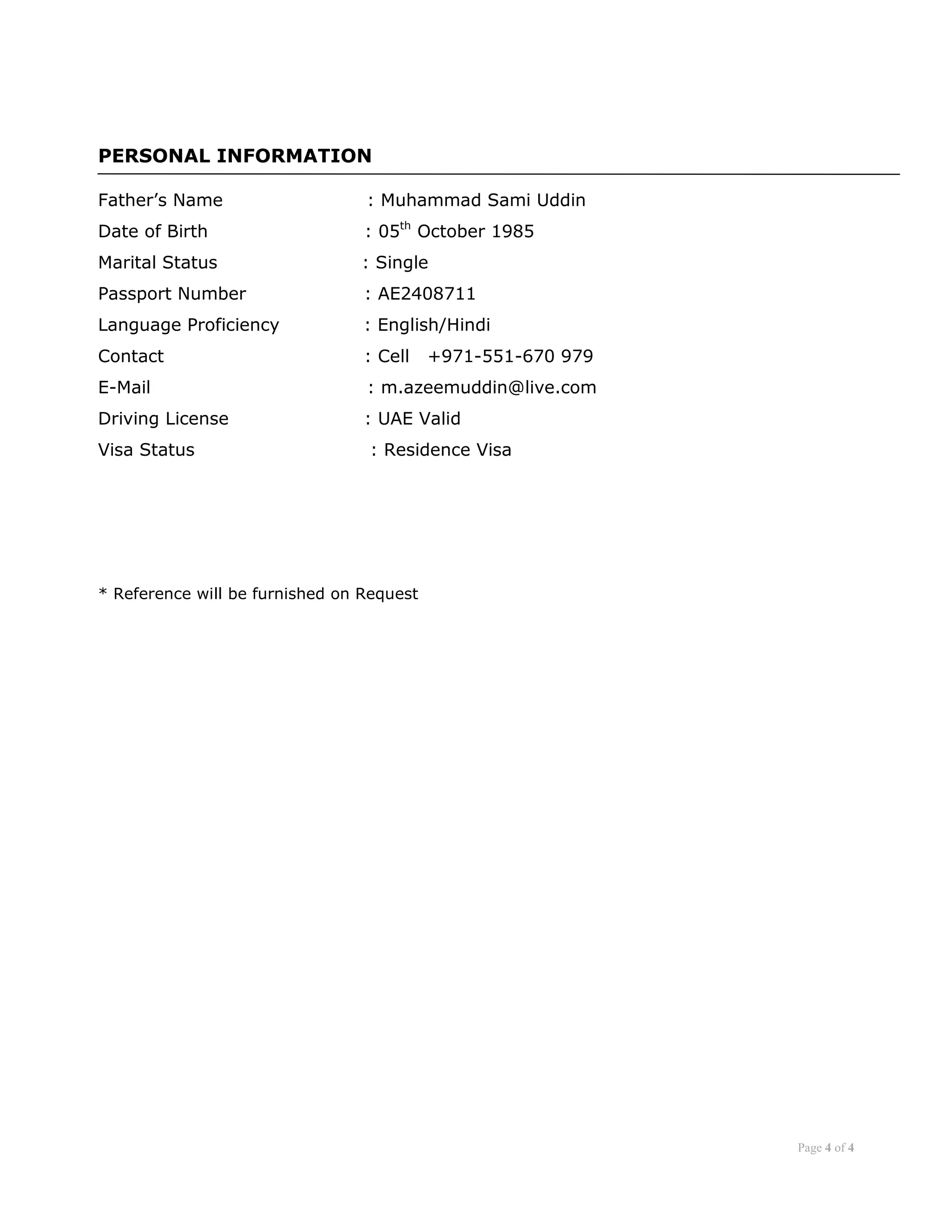 Transcript of Muhammad Azeem Uddin | PDF