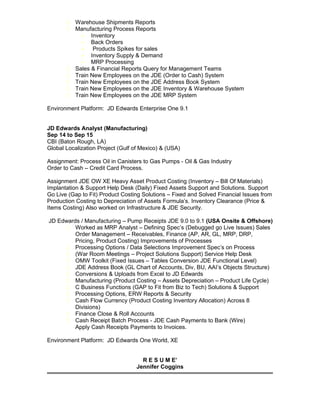 Jennifer Coggins JDE MRP Manufacturing 2016 | DOC