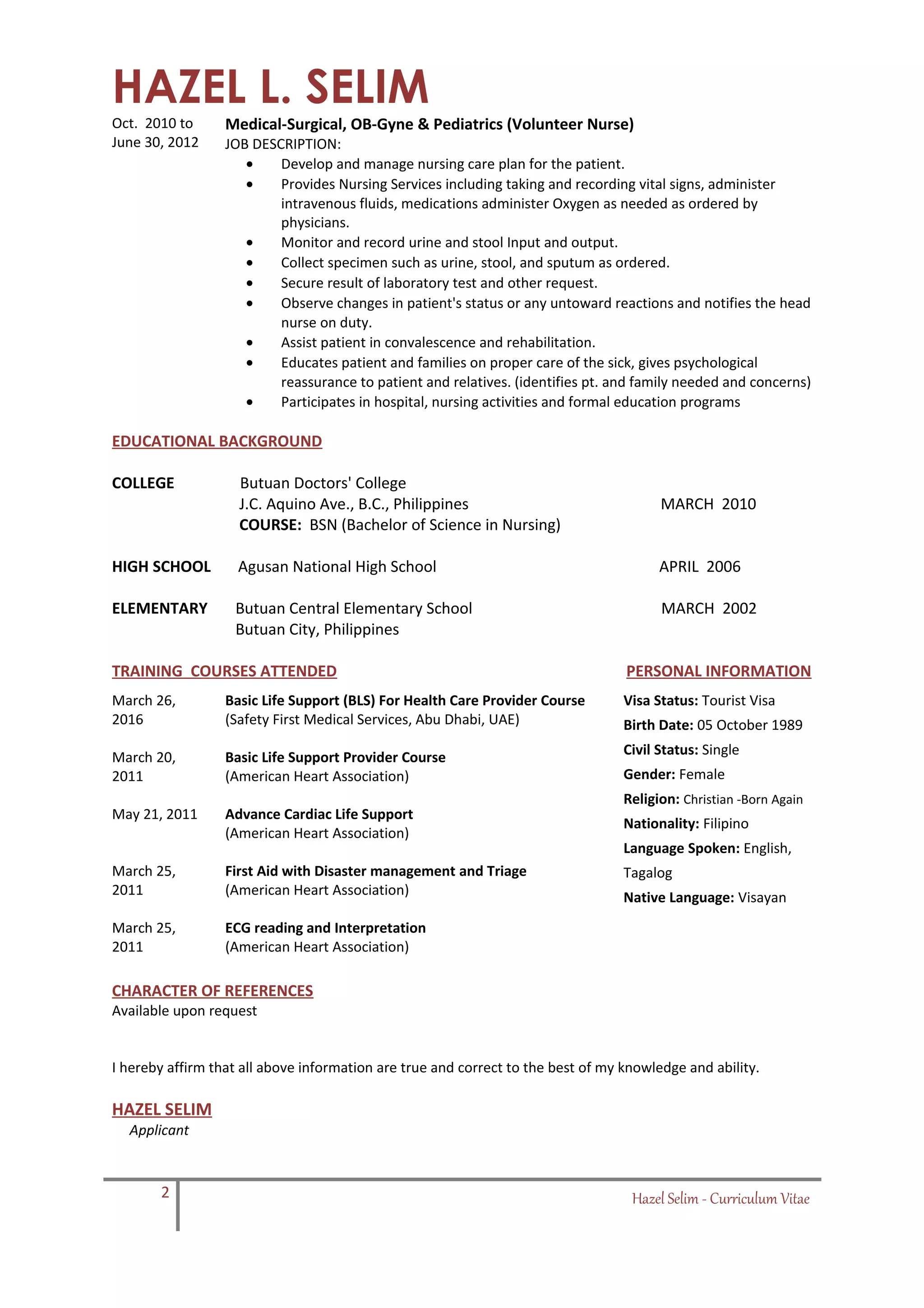 Hazel_CV (HAAD) | DOC