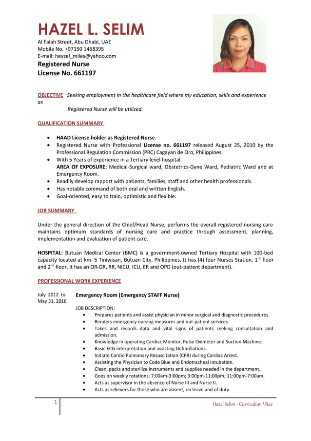 Hazel_CV (HAAD) | PDF