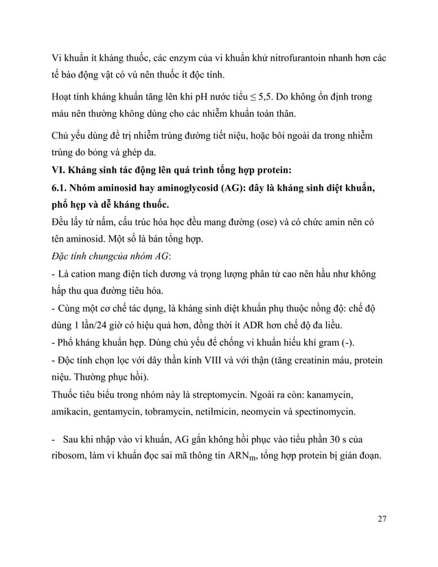 B8 KHÁNG SINH.pdf rất hay cần phải đọc nhiều | PDF