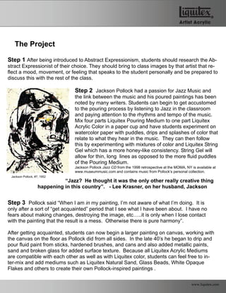 Painting Manual :: Plan2 abstract expressionism effects mediums | PDF