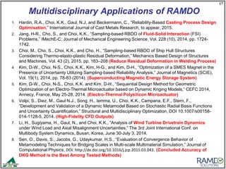Development of Reliability Analysis and Multidisciplinary Design Optimization (RAMDO) Software | PPT