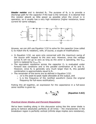 Zener diode and its applications in electronics | PDF