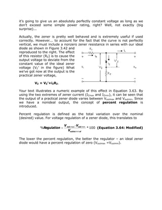 Zener diode and its applications in electronics | PDF