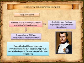 Τα κυριότερα επαναστατικά κινήματα | PPT