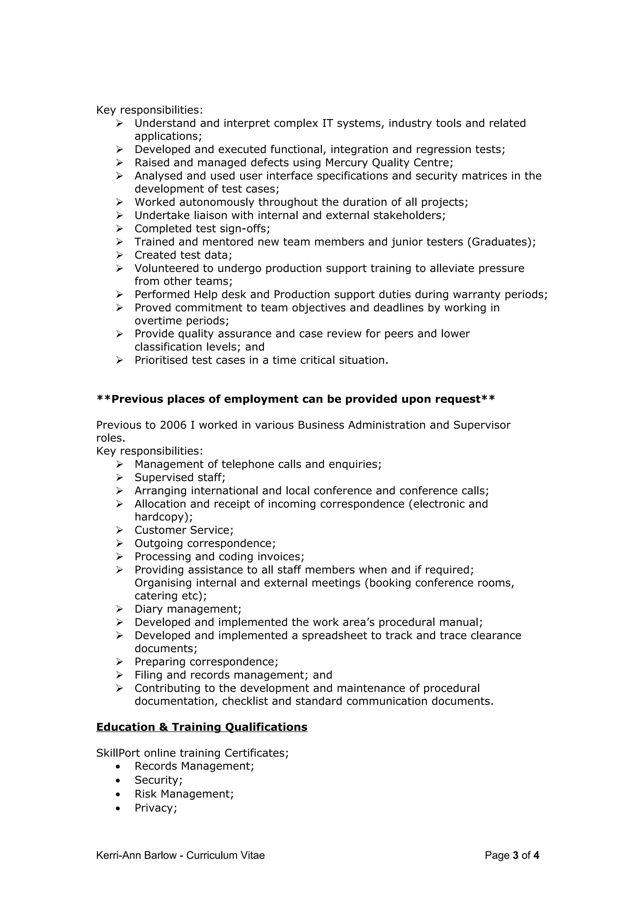 KerriAnn_Barlow_resume 2016 | PDF