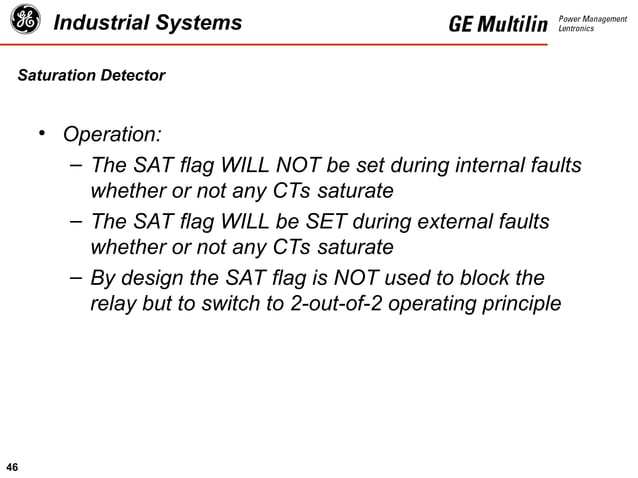 b90_presentation_GERelay settings cal.ppt