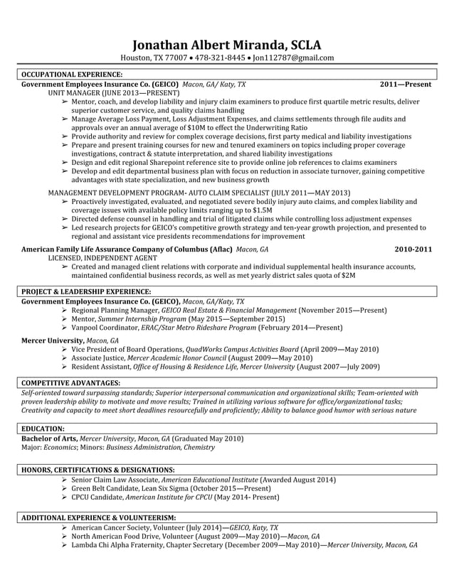 JMiranda Resume2-June2016 | PDF