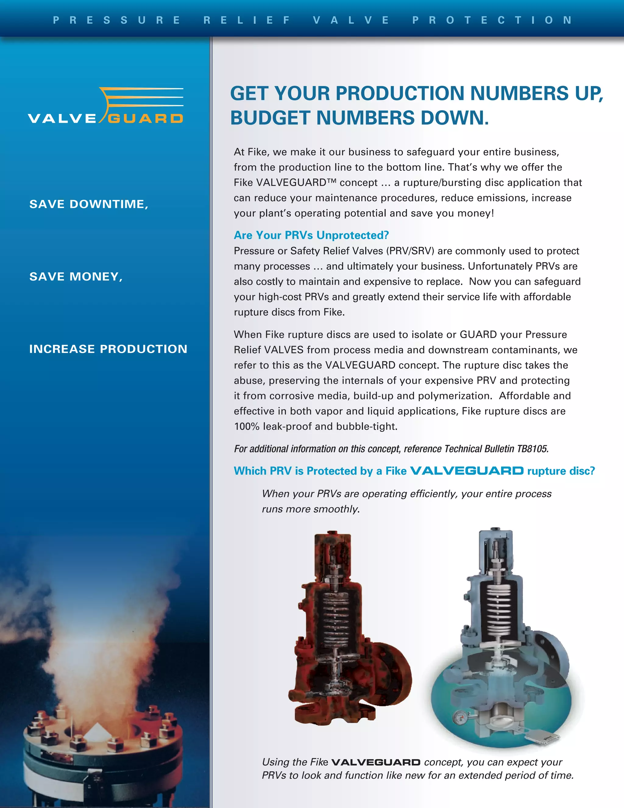 Applying rupture discs for relief valve protection | PDF