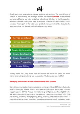 Product snd Service Catalogue | PDF