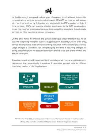 Product snd Service Catalogue | PDF