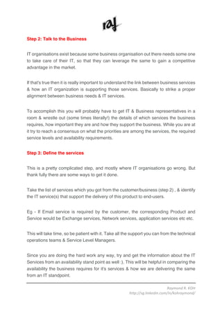 Product snd Service Catalogue | PDF