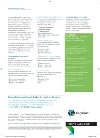 Cognizant_DevOps_AWS Event Flyer ART | PDF