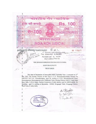 The GKF in India - Ngo - Registration Documents.Pdf