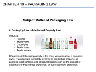 Chapter 19 Packaging Law - JAW | PPTX