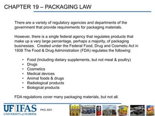 Chapter 19 Packaging Law - JAW | PPTX