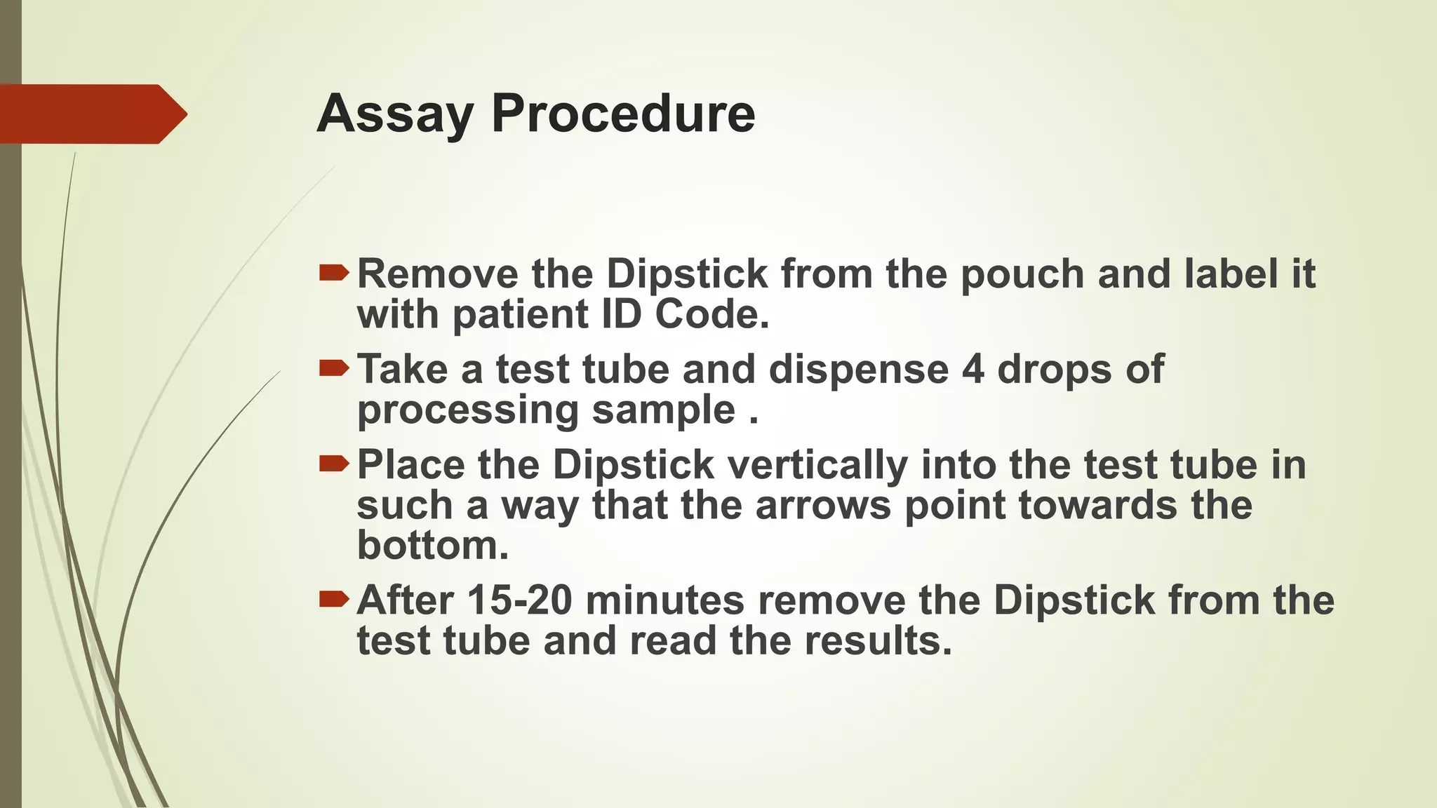 Immunochromatographic One Step Rapid Visual Test for Vibrio | PPTX