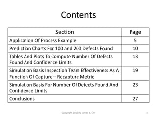 Inspection Defect Missed Prediction Minimum Process Requirements J.K ...