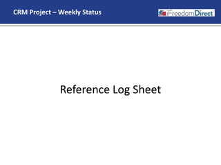 Weekly Project Status Report_070215 | PPT