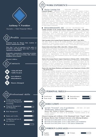 CV_English_version | PDF | Business Administration | Business