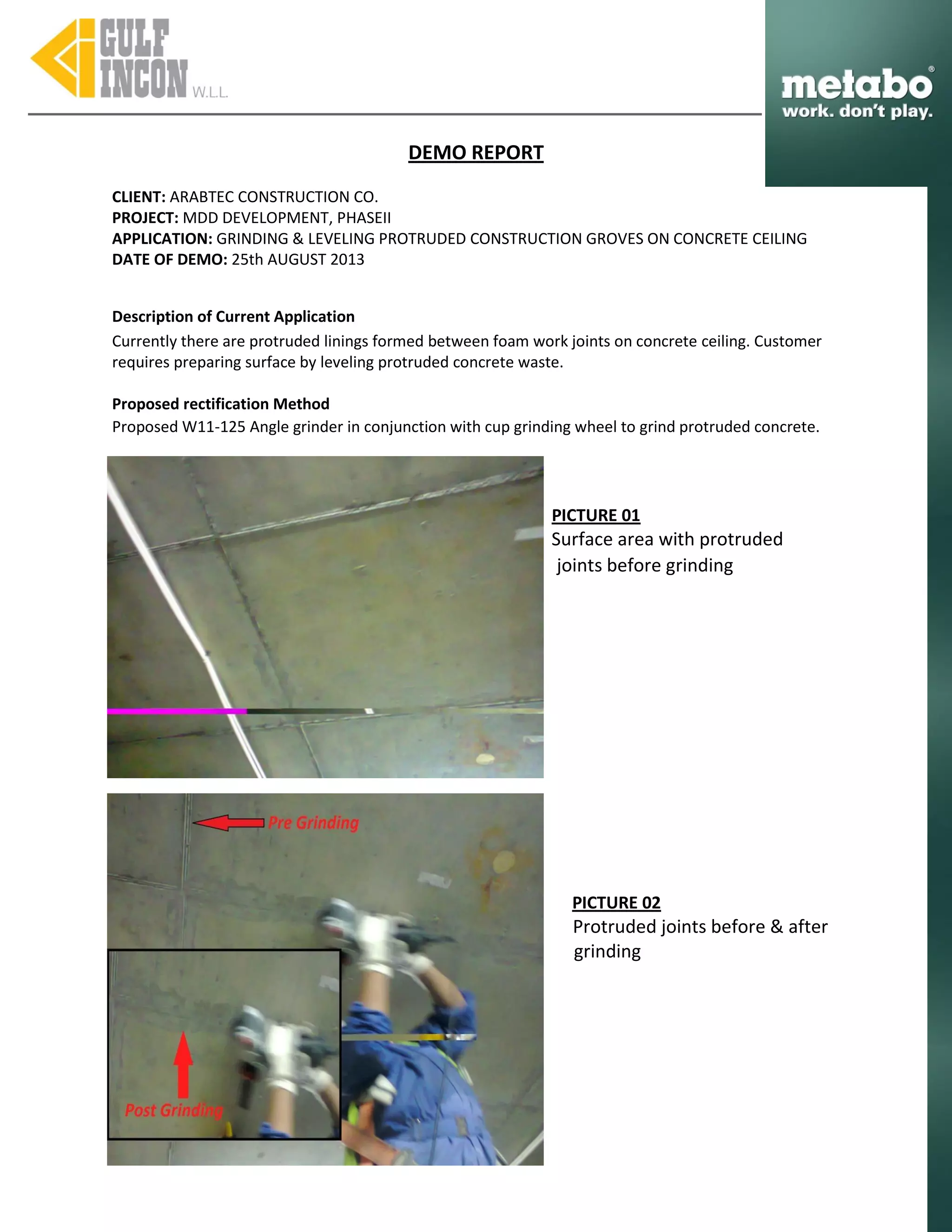Arabtec -MDD Demo report by Tuan Afaham Burah | PDF