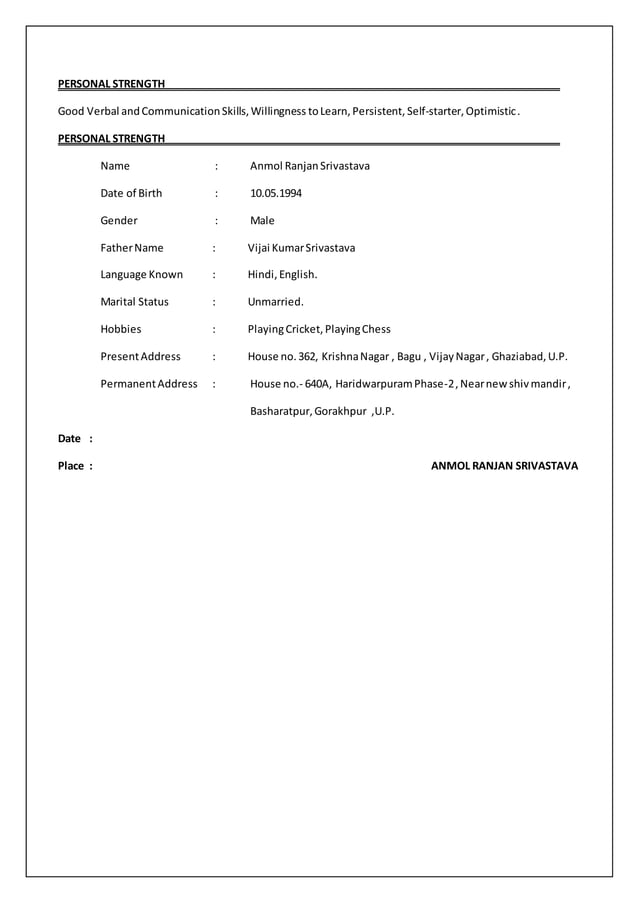 anmol cv 1 | DOCX